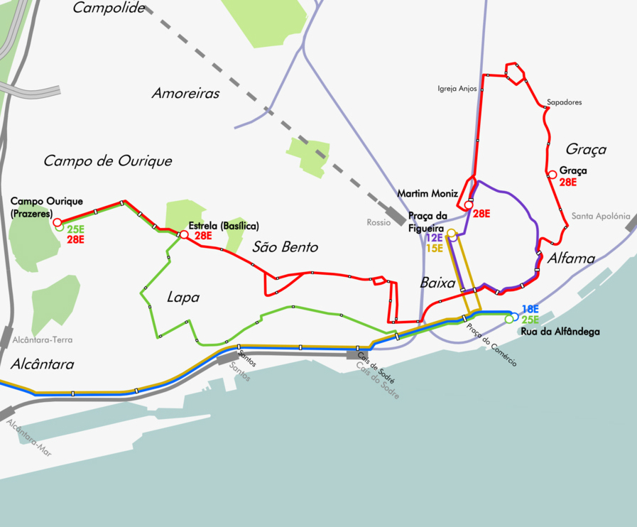 Tranvía 28 Lisboa – Recorrido, Mapa & Billetes
